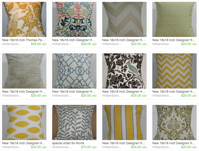 GIVEAWAY {Milk & Cookies Canada} Pillows! • Honey We're Home