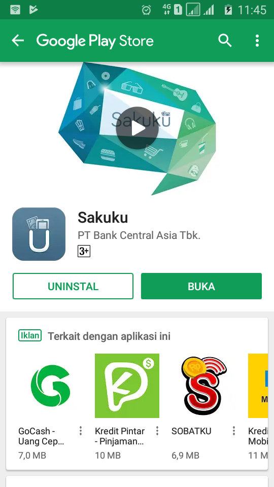 Cara Daftar Sakuku, Uang Elektronik BCA