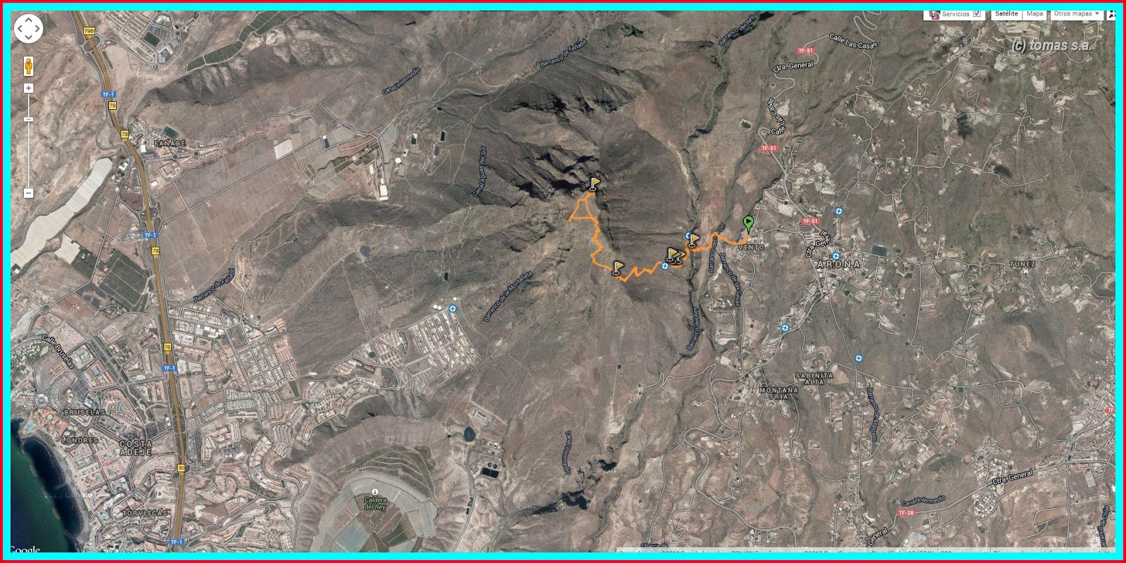 Tenerife senderos......: TENERIFE SENDEROS --ARONA-- AMANECER EN ROQUE ...