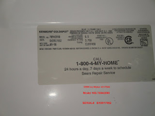Appliance 911 Sea Breeze HVAC: Kenmore Model and Serial Number Location ...