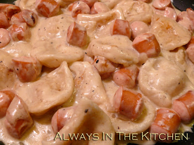 Dawna in the Kitchen: Smothered Perogy Skillet Dinner