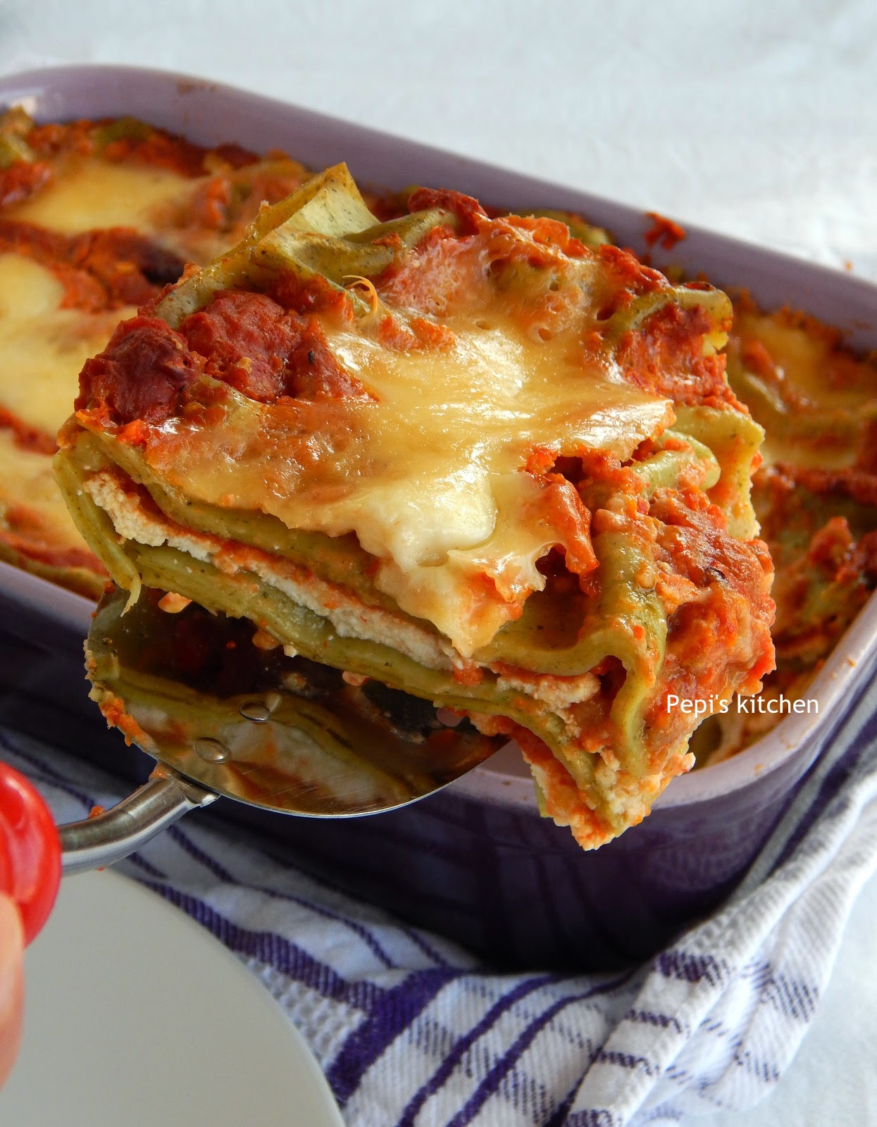 Pepi's kitchen in english: Roasted Vegetable Lasagna