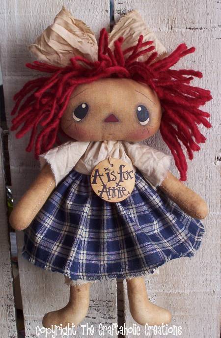 The Craftaholic Creations: Annies in blue