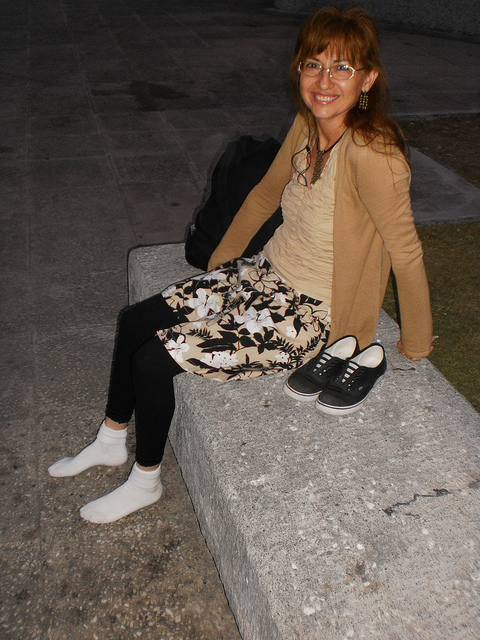 The White Socks Collection Project Girls Wearinf White Socks Outside