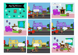 Ashley's Digital Art Blog: 9 Panel Comic Strip