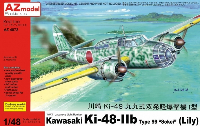 WildEagles: AZ Model - Kawasaki Ki-48 I "Lily" in 1/48 NEW