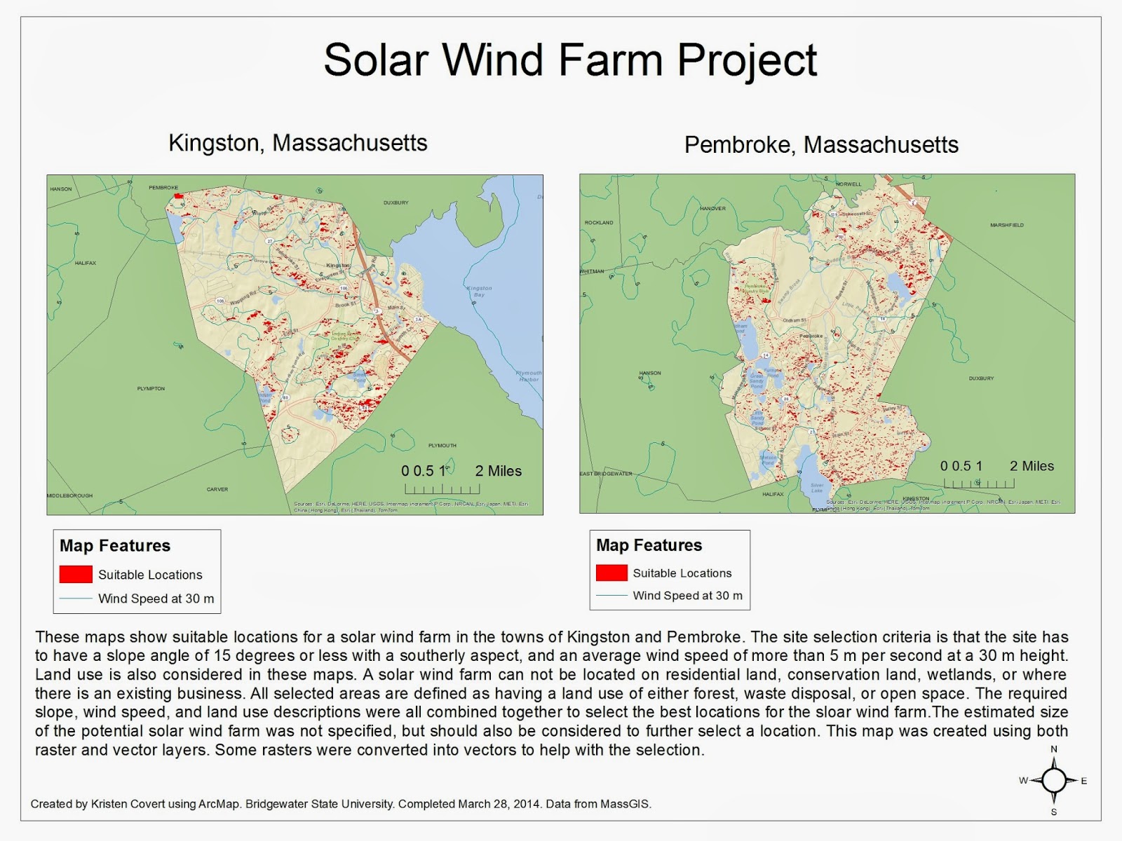 My GIS Maps: Solar Wind Farm Project Maps