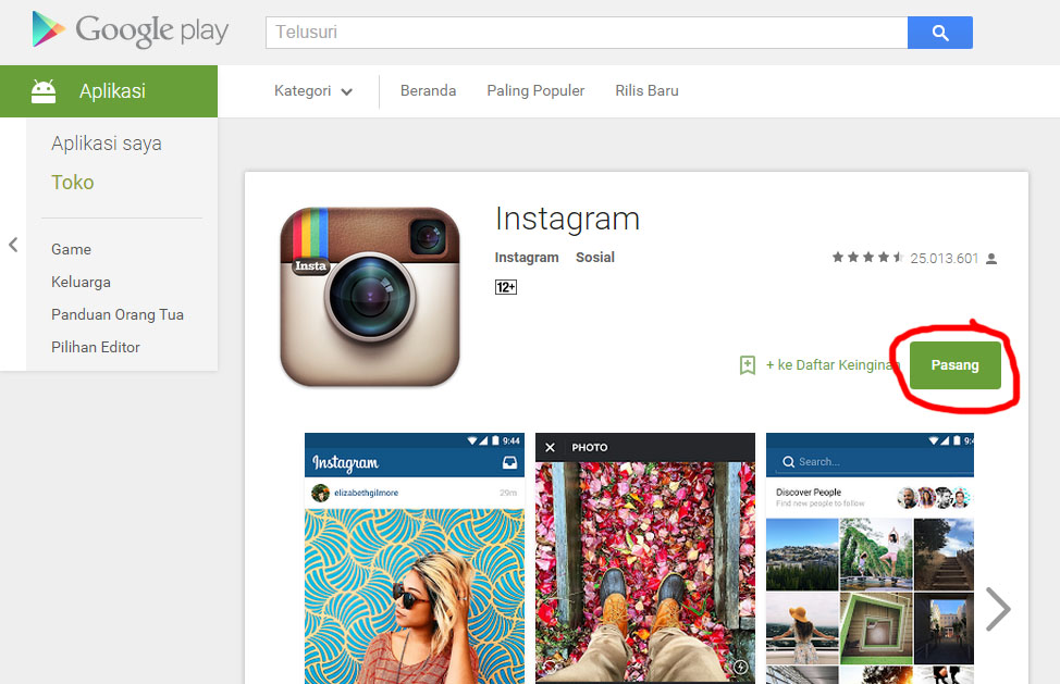 Cara Mendaftar Instagram