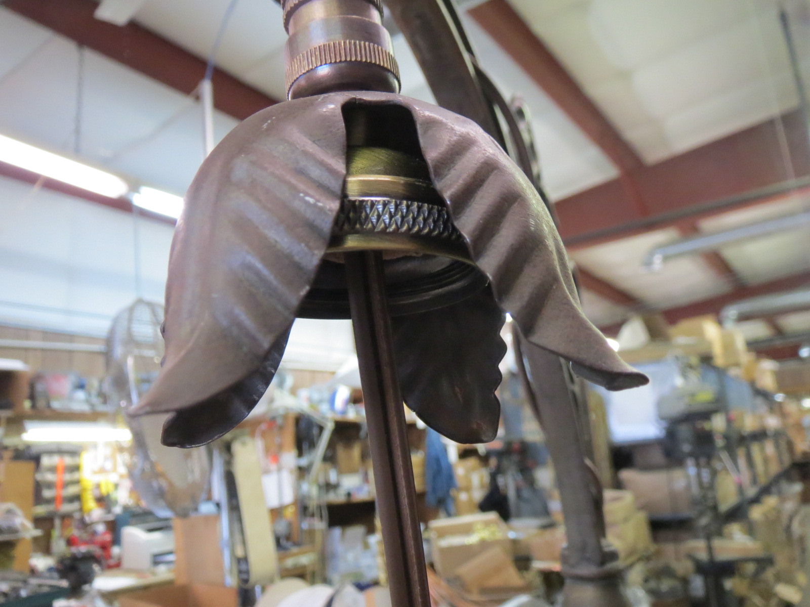 Lamp Parts and Repair | Lamp Doctor: Floor Lamp With Broken Swivel Repair