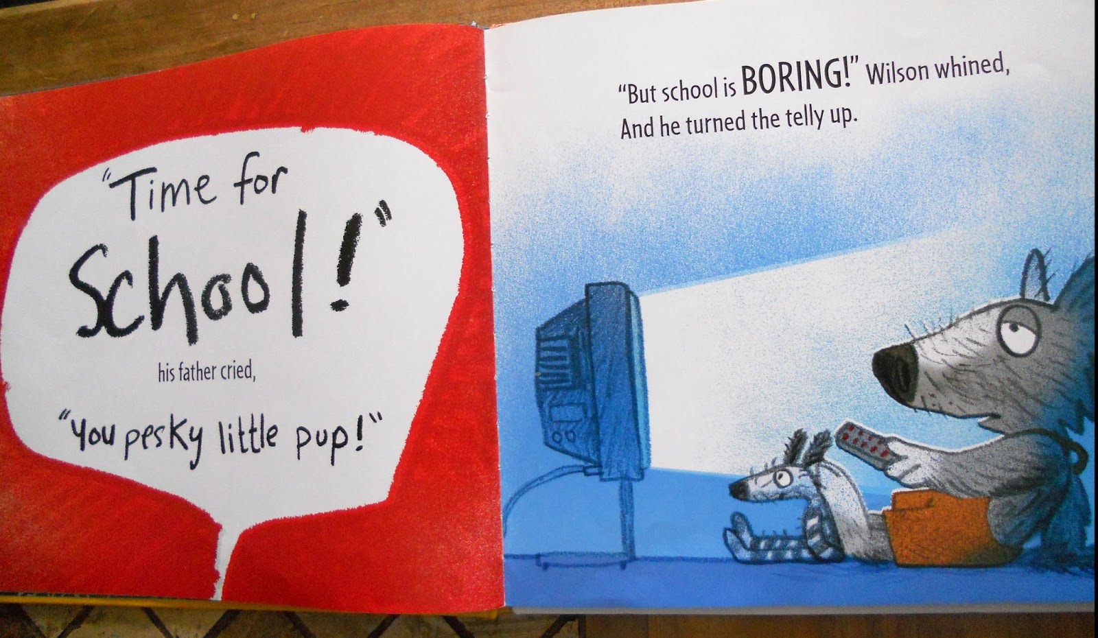 Missus B's Picture Book Reviews: Whiffy Wilson The Wolf who wouldn't go ...