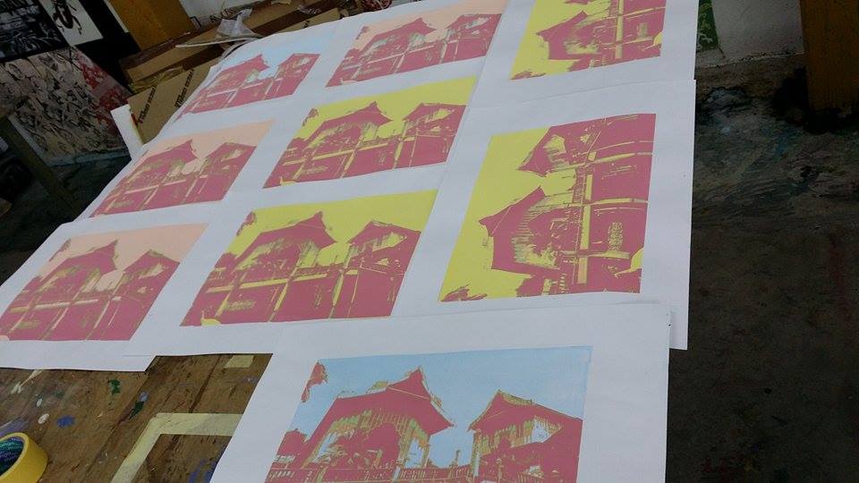 SENI CETAKAN: Seni cetakan Sutera Saring