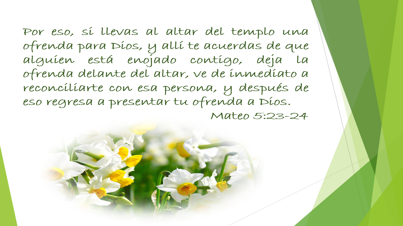 Palabra de Dios: Reconciliate