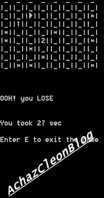 MineSweeper game using C (Structure Programming) - C Projects ~ Achaz Cleon Blog