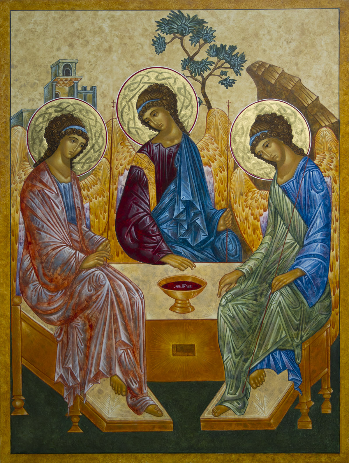 Ann Chapin Art: Trinity Icon