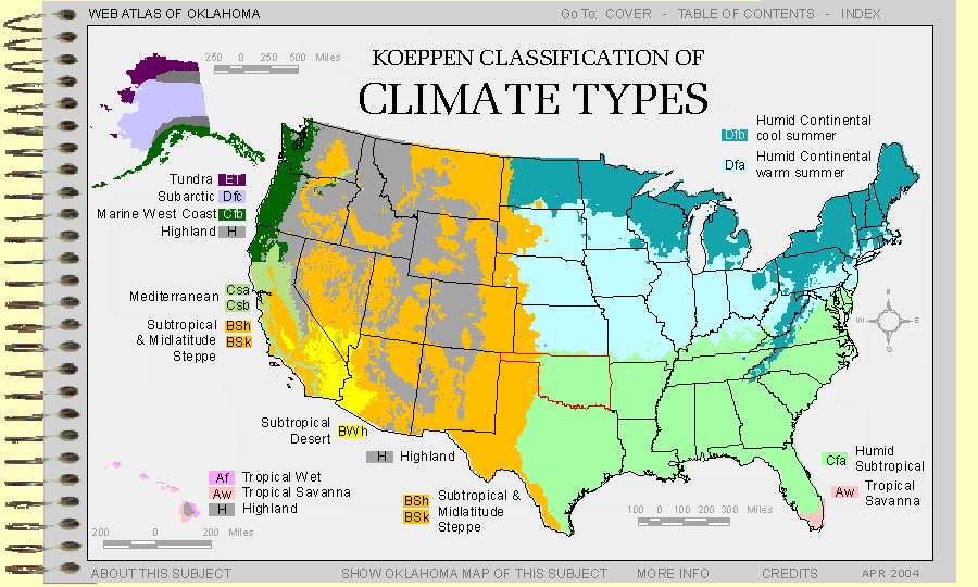 Norte América: Clima