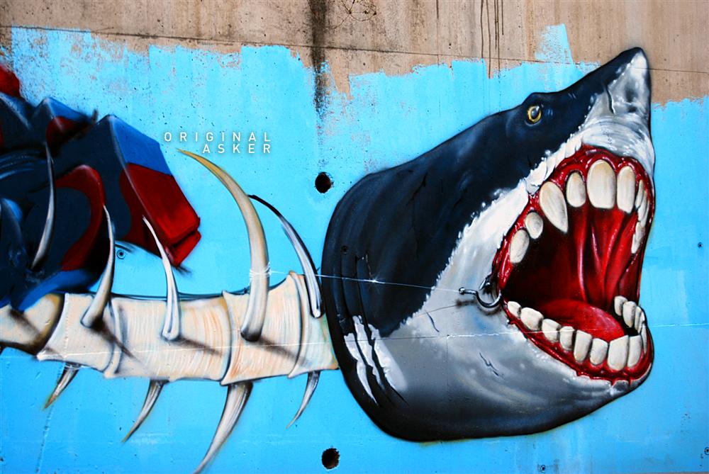 modern street art | Graffiti by Asker - DA MEN MAGAZİNE