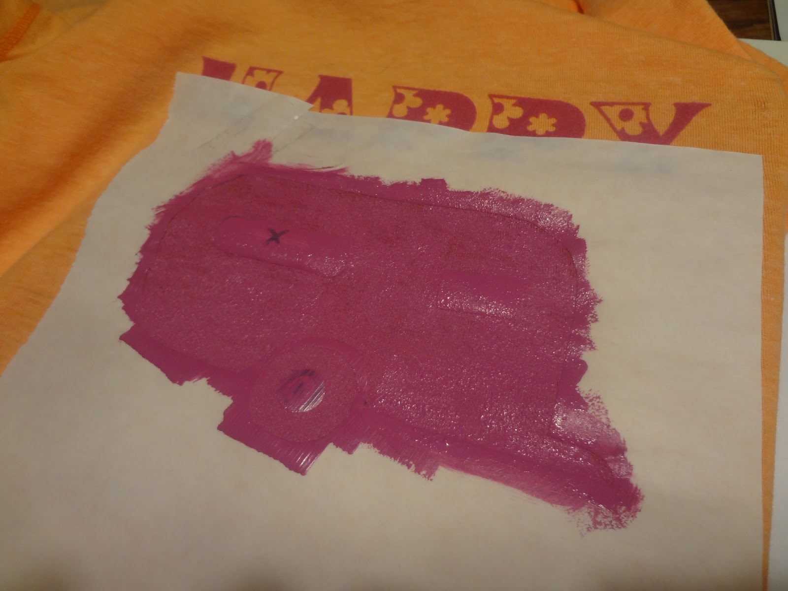 The Busy Broad: DIY Custom Shirts Using Freezer Paper