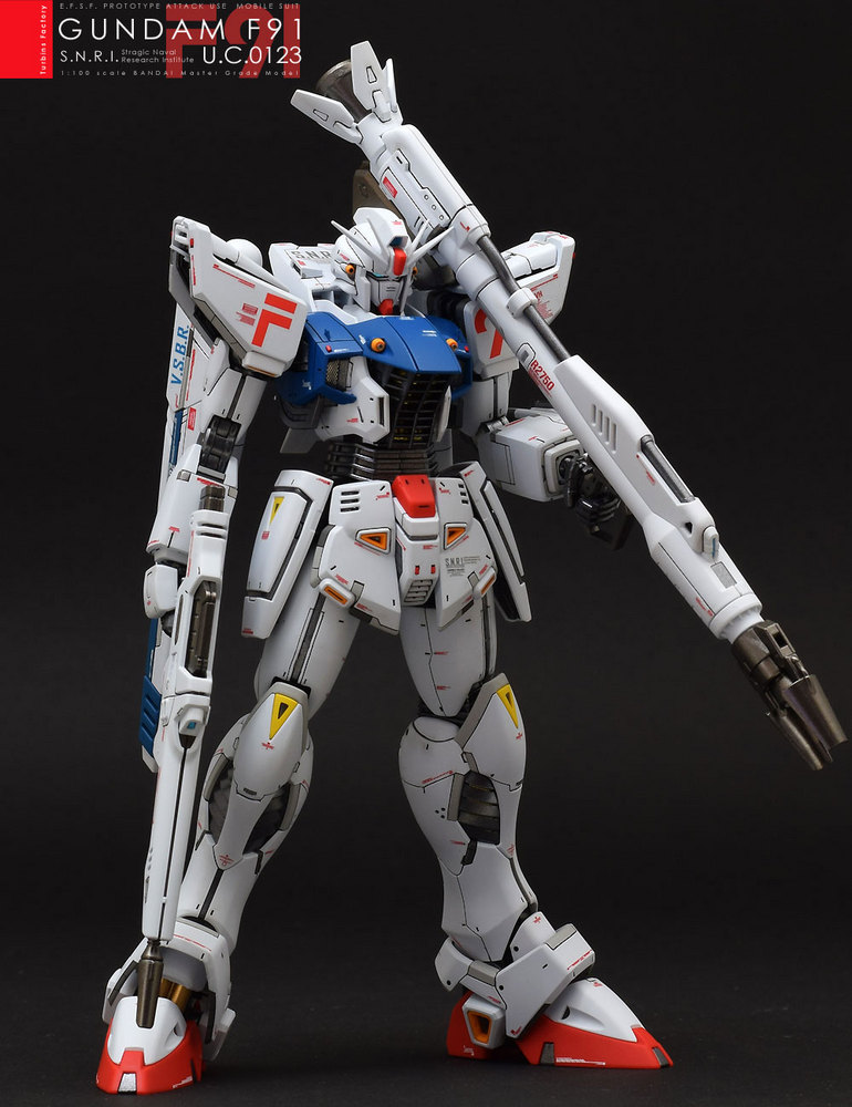 Custom Build: MG 1/100 Gundam F91 ver. 2.0 [Detailed]