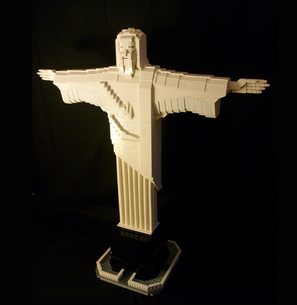 DE TUDO UM POUCO: Cristo-redentor-lego (clique para ampliar)