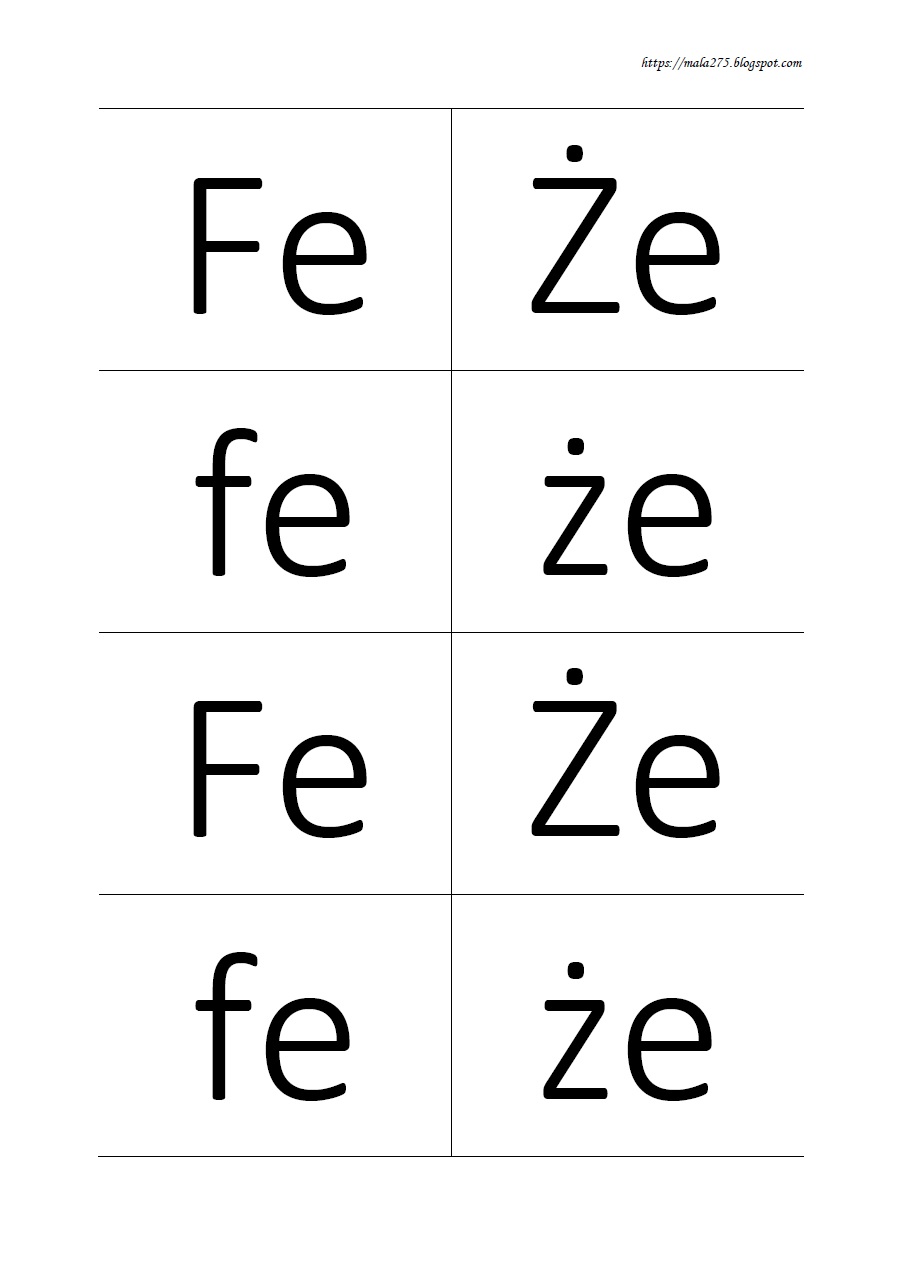 BLOG EDUKACYJNY DLA DZIECI: Literka F