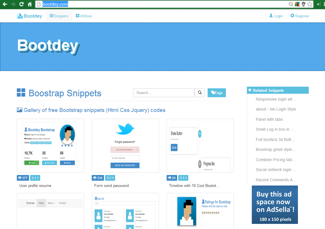 The ASP.NET MVC Club: Step by step how to add a Bootstrap Dropdown Button Bootdey snippet in Asp ...