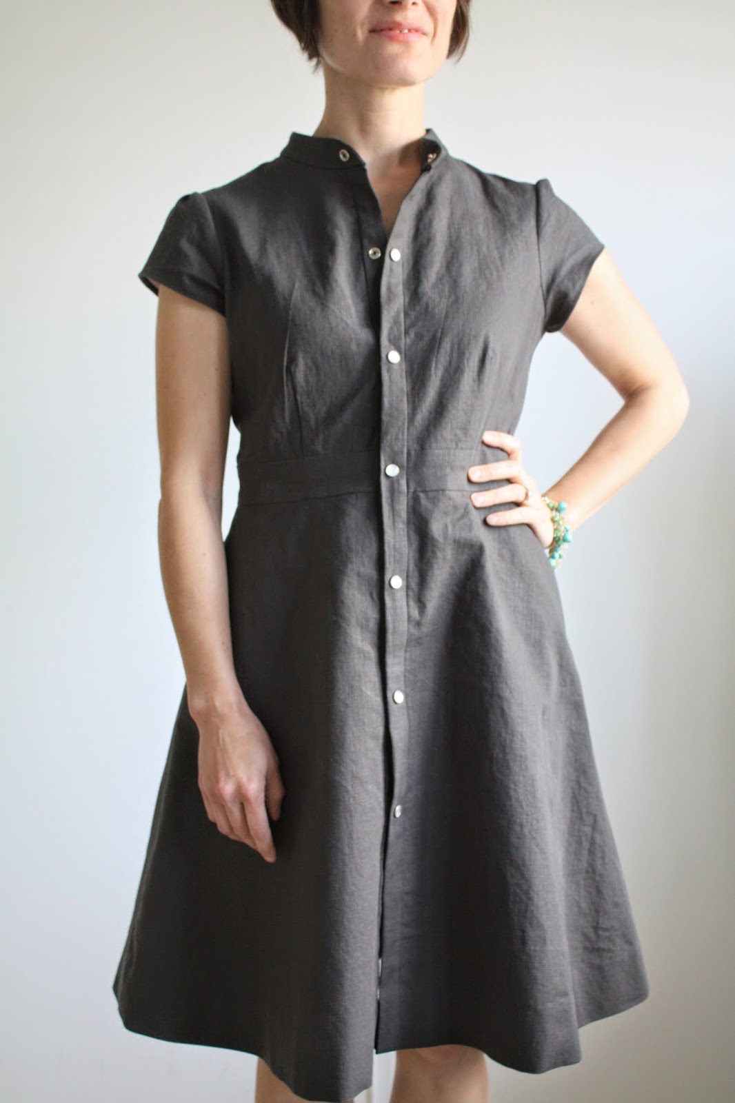 Nicole at Home: My first official self-drafted garment (it's a dress ...