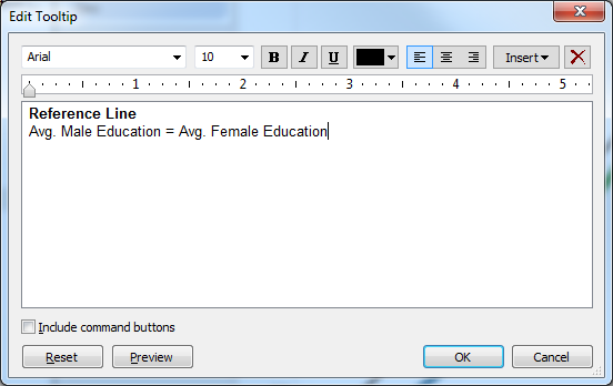 The Datographer: Creating a 45 Degree Reference Line in a Tableau Scatter Plot (without SQL!)