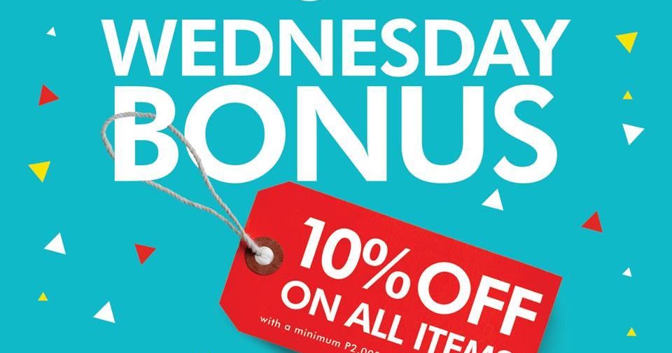 Manila Shopper: The SM Store Wednesday Bonus Promo: Aug 2017