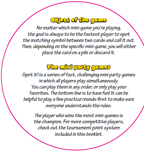 Moral Blogger's Useful Stuff!: Spot It Card Game Rules