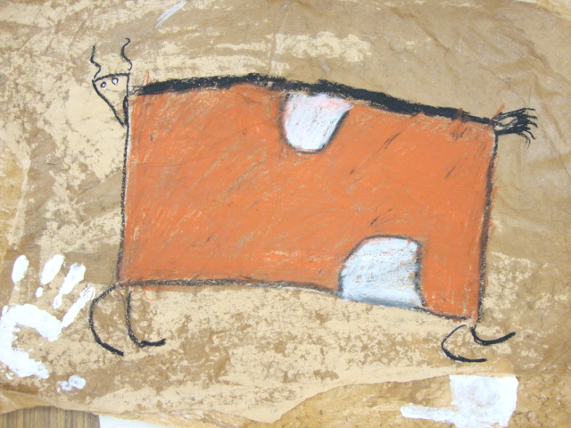 Thomas Elementary Art: 1st Grade Cave Drawings