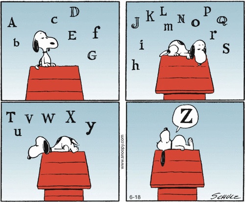 Teacher Lu Online: Snoopy's Alphabet