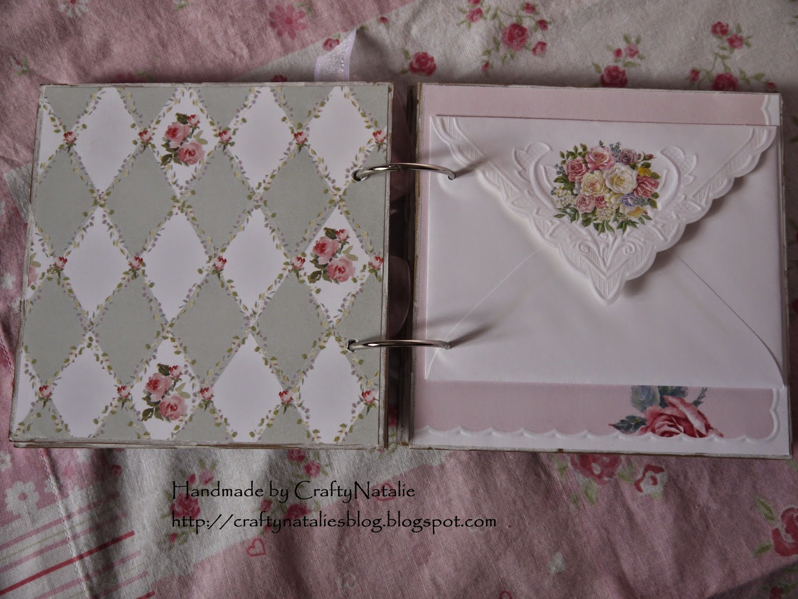 CraftyNatalie's Blog!: 6x6 wedding Mini book