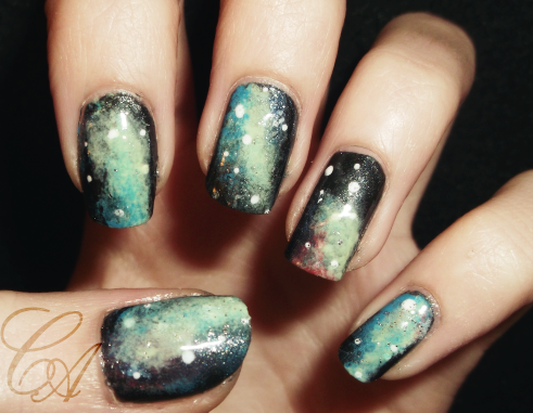 ChrissyAi: Galaxy / Nebula Nails