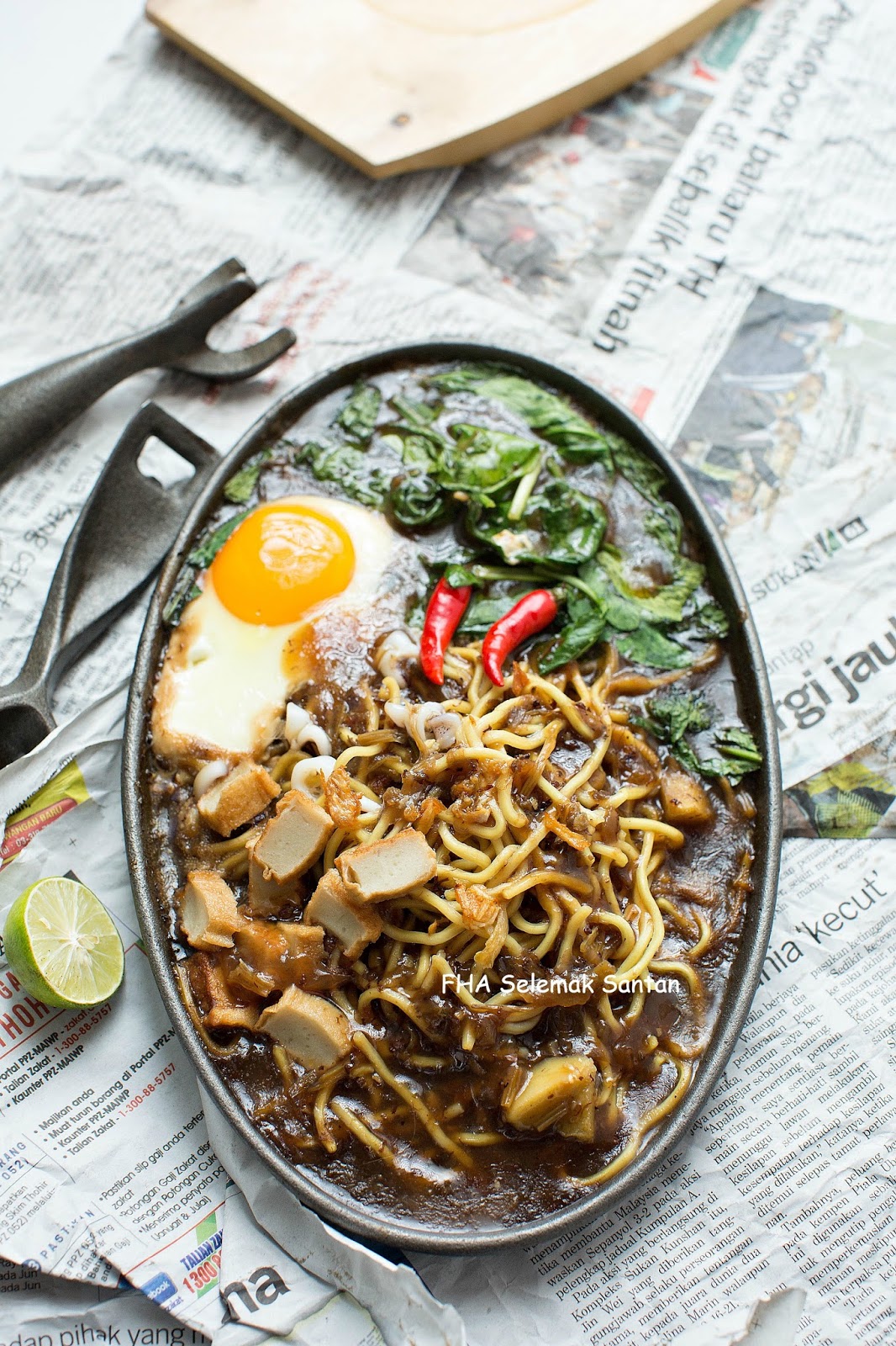 SIZZLING MEE.... yang awesome !!! - FHA Selemak Santan