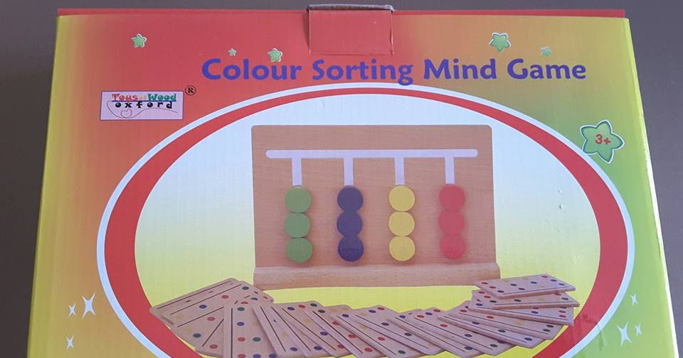 Creciendo con libros y juegos: CONOCEMOS "COLOUR SORTING MIND GAME"