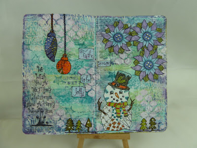 Art and Sole: Snowman Journal Page