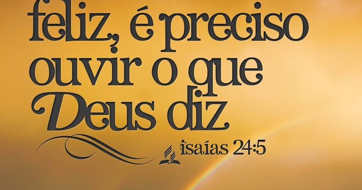 Bíblia Na Mente.: Isaías 24:5