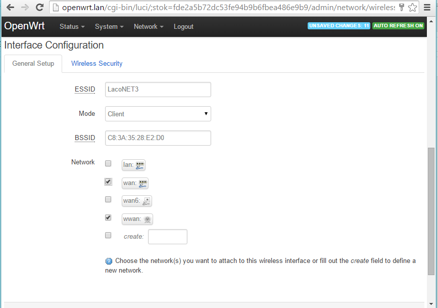 Setting up a 3G/4G modem with OpenWRT on the MPR-L8 or A5-V11