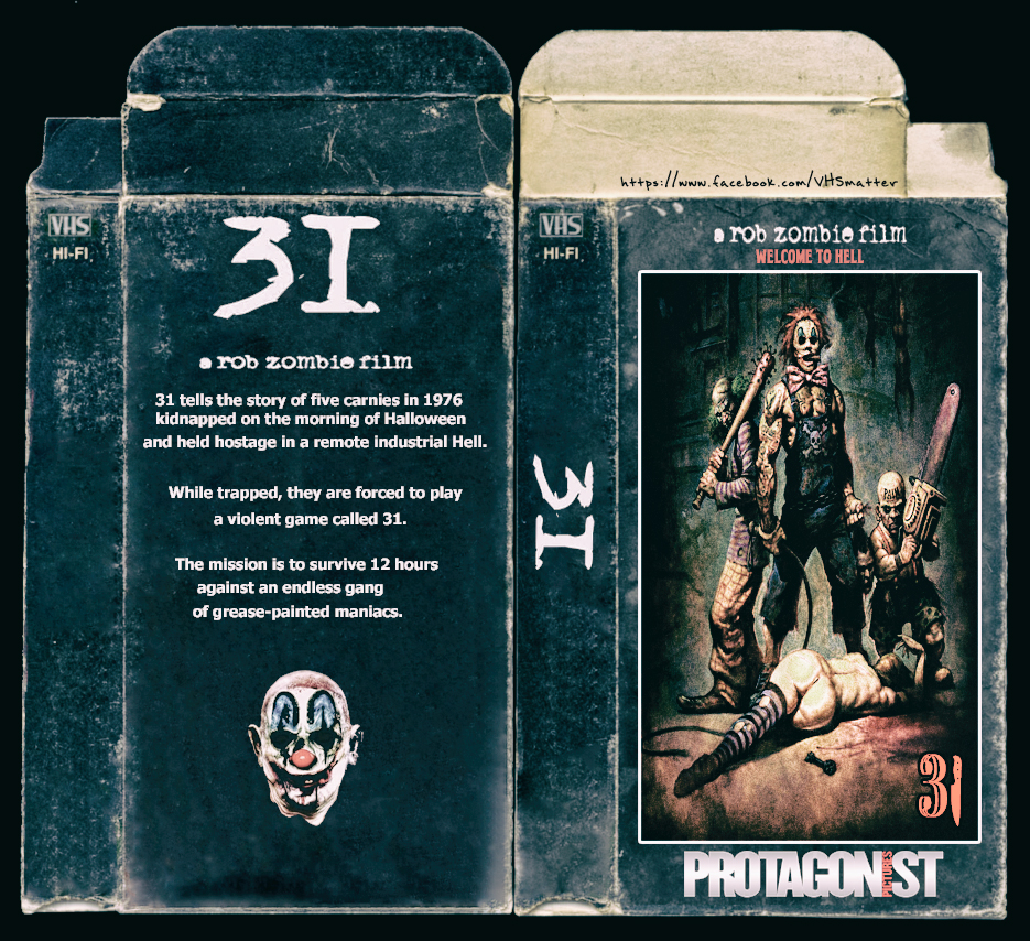 The Horrors of Halloween: ROB ZOMBIE'S 31 (2016) ADs, VHS, DVD and Blu ...