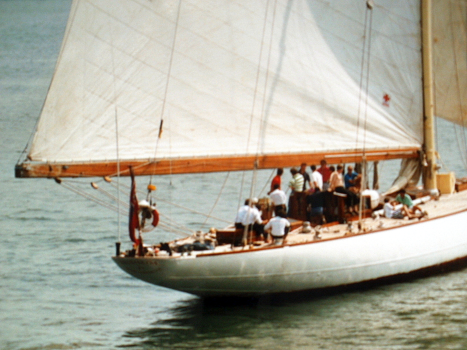 Shockwave40 Velsheda J Class Yacht Pictured 1980s Southampton Ocean Village