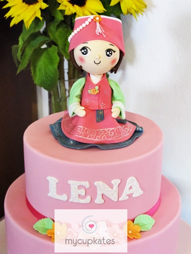 MyCupKates - Cakes, Cupcakes & Cookies: Lena's 1st Birthday Cake