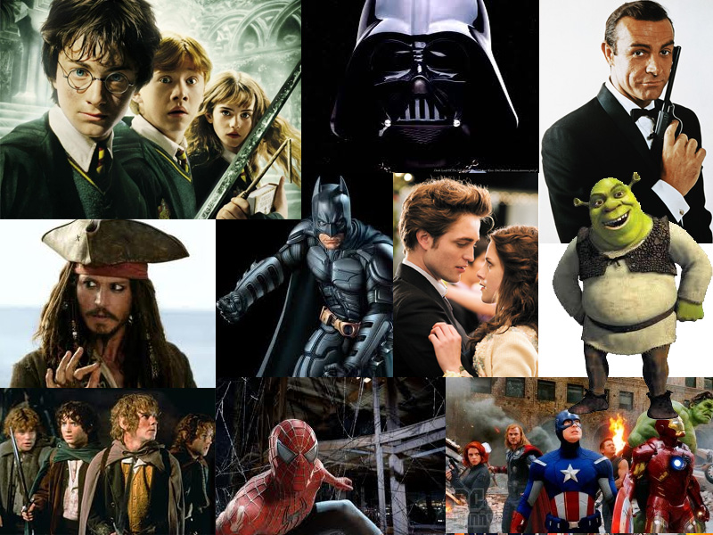 listas de 10: 10 Filmes das Franquias de Maior Faturamento no Cinema