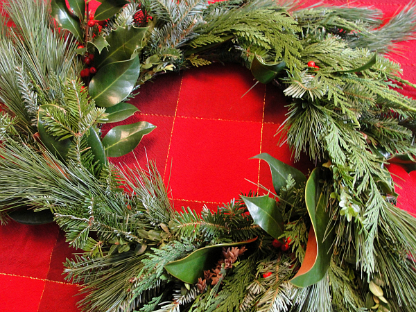 How to Transform a Christmas Tree into a Holiday Wreath
