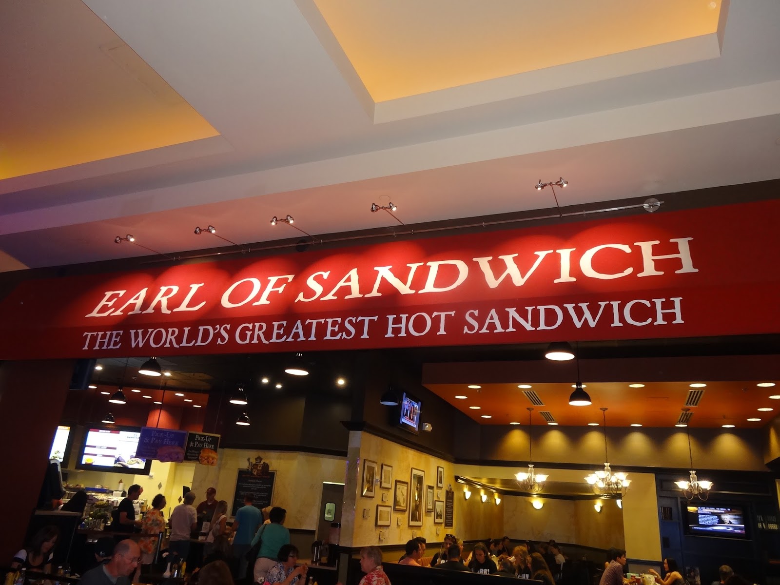 Miquelli's Amerikablog: Restaurant: Earl of Sandwich - Las Vegas, Nevada