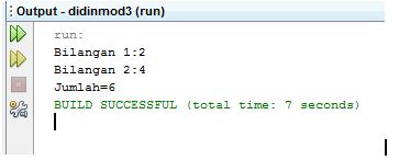 Contoh program Operator Aritmatika dalam pemrograman Java Netbeans ...