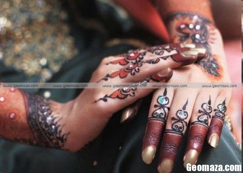 Stones Mehndi Designs,