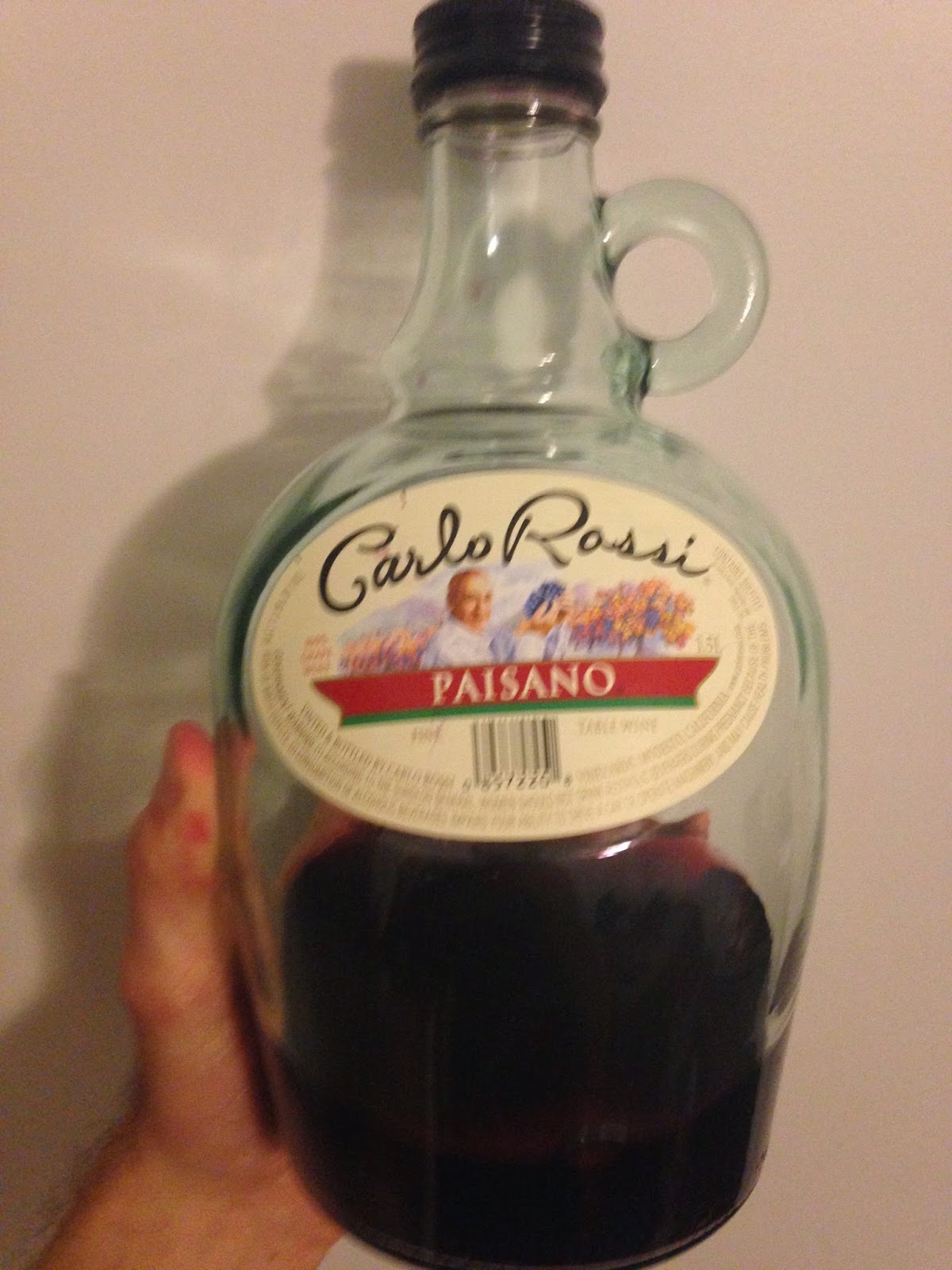 Wine Blog: Wine Tasting- Carlo Rossi Paisano