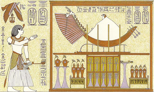 Alien Explorations: Henu Barque no. 2 at the Temple of Rameses III at ...