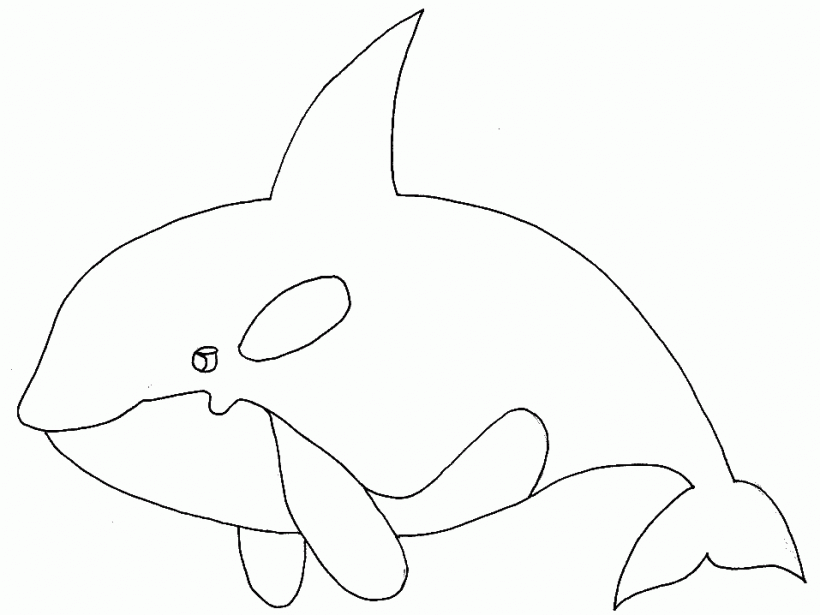 Dibujos para imprimir y colorear: Ballenas para colorear