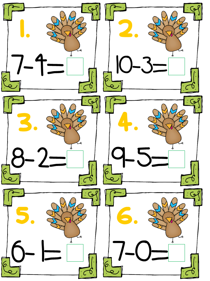 Geaux First Grade: Gobble Gobble